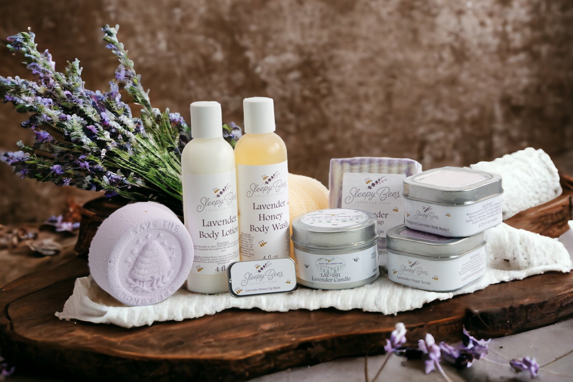 Bath And Body Collection – Sleepy Bees Lavender Farm